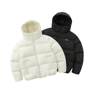 Nerdy韩国潮牌25FW连帽羽绒服