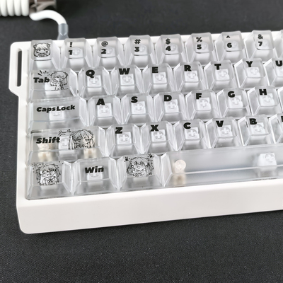 XVXH明日香雾透键帽适配made68迈从Ace68/G87夜魔EV63美加狮MAD60