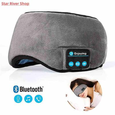 Bluetooth Sleeping Headphones Eye Mask Sleep Headphones Blue
