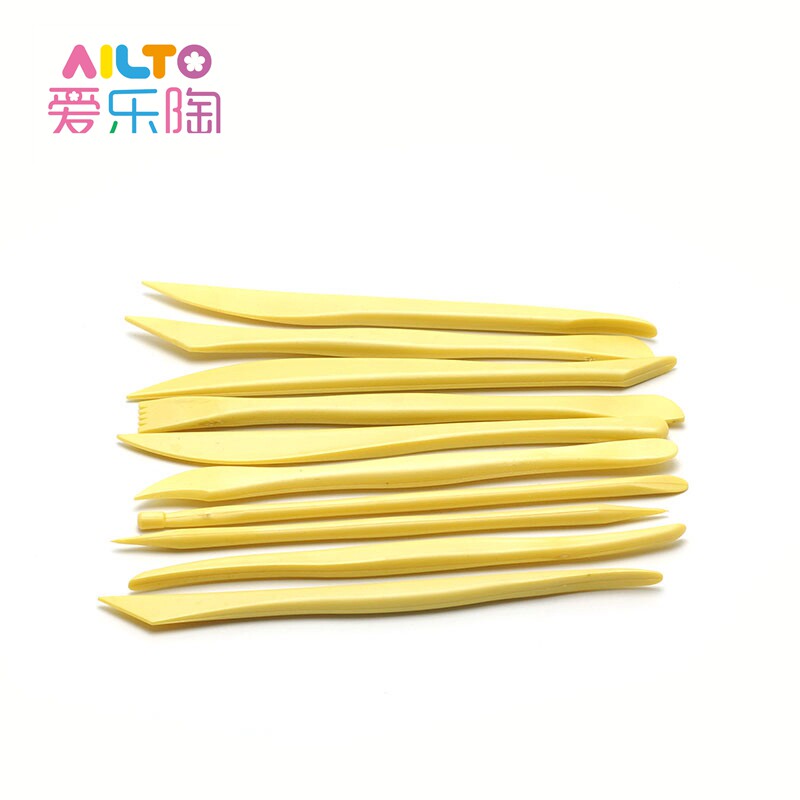 AILTO爱乐陶软陶泥软陶土超轻粘土纸粘土彩泥DIY专业10件套塑料