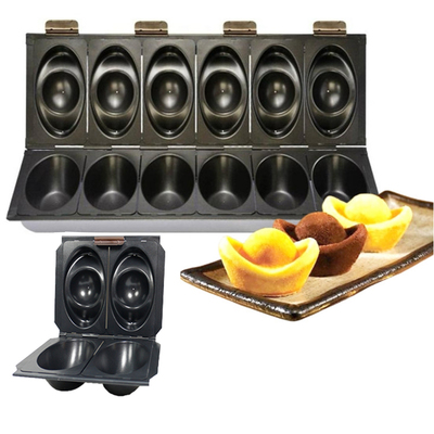 三能2连6连不沾金元宝蛋糕模