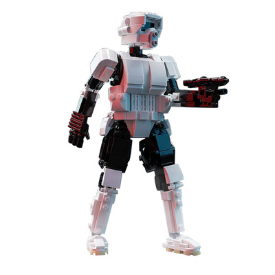 积木星球大战帝国侦察兵人仔模型