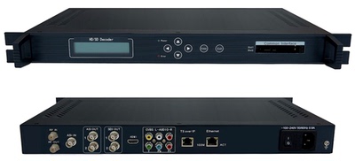 高标清有线大卡接收机RF+ASI+IP入AV+HDMI+SDI+YPbPr+IP+ASI出2CI