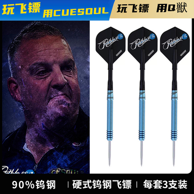 CUESOUL/Q獸James Richardson硬式飞镖专业训练镖针比赛家用室内