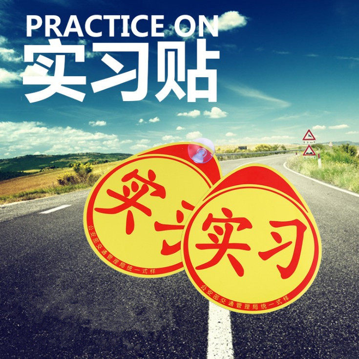 Novice Car Sticker Logo Car Stickers Novice Car Female Division on the ...