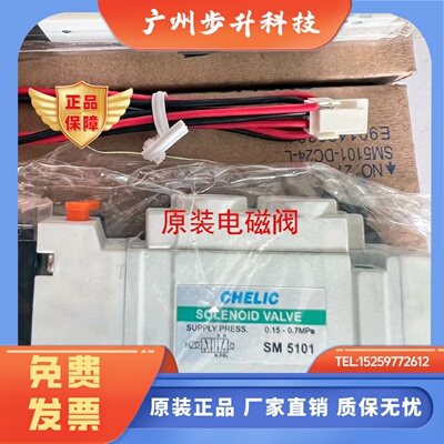 原装台湾气立可电磁阀 SM5101 SM5201 SM5301 CHELIC两位五通阀