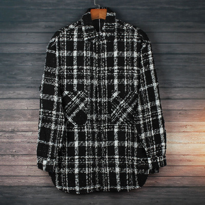 男女同款外套格子衬衫