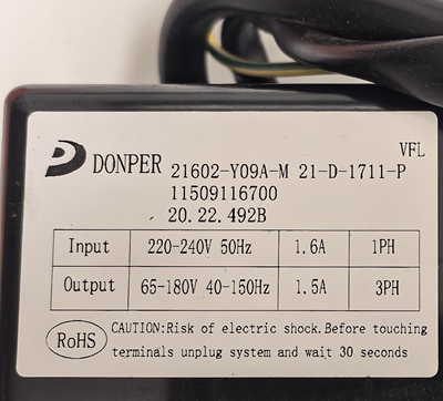 变频板20.22.492B品号11509116700 VFL 21602-Y09A-M 21-D-1711-P