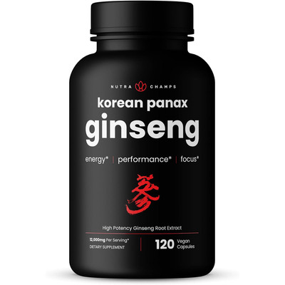 NutraChamps Korean Red Panax Ginseng Capsules