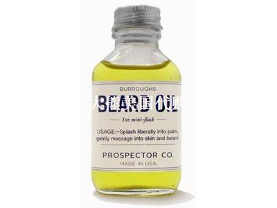 Prospector Co. Beard Oil 1oz Mini Flask by Burroughs