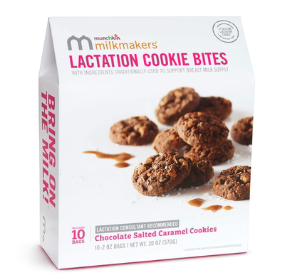 Milkmakers Lactation Cookie Bites, Chocolate Salted Caramel