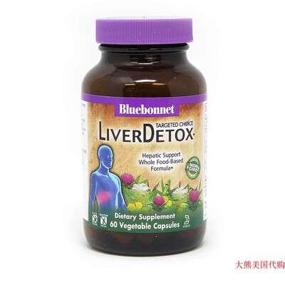 Bluebonnet Nutrition Targeted Choice Liver Detox Herbal