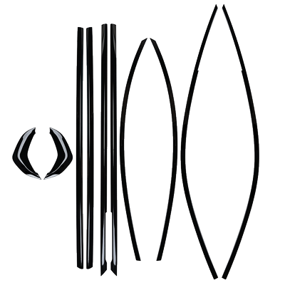 3系5系X3X5黑化车窗亮条饰条