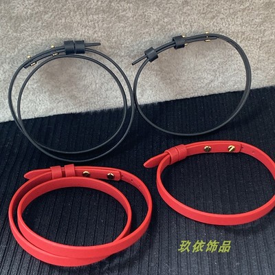 锁骨链choker皮质项圈甜酷ins风