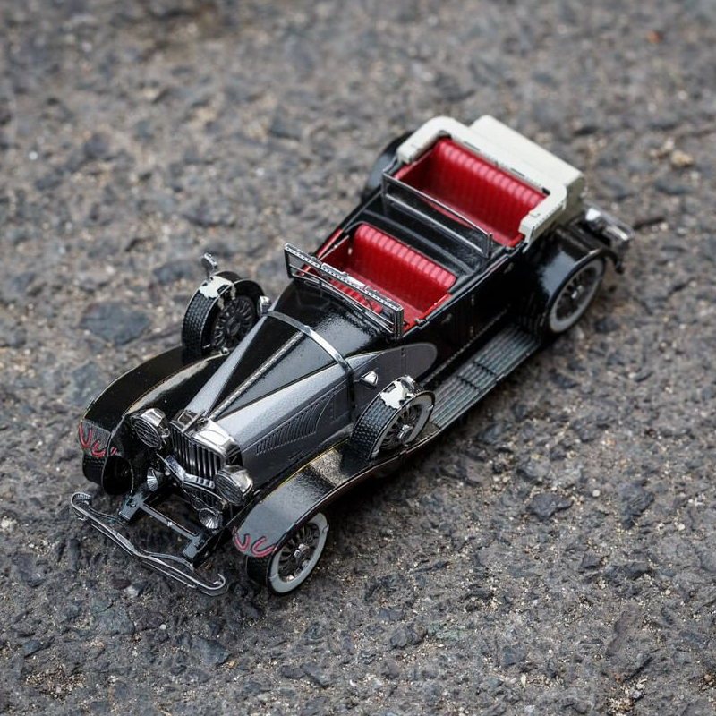 5折促销金属DIY拼装模型3D立体拼图元首座驾1935杜森伯格轿车_虎窝淘