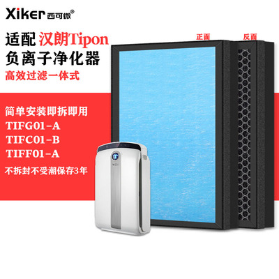 适配汉朗Tipon负离子空气净化器TIFG01-A/TIFC01-B/TIFF01-A滤网