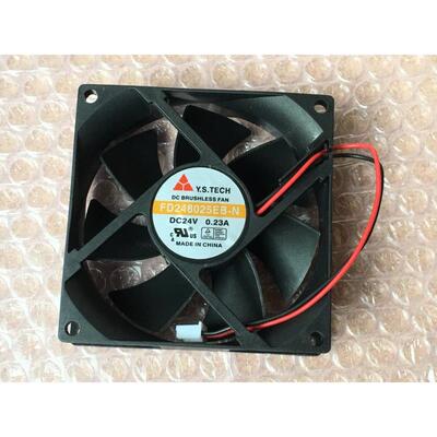 全新 Y.S.TECH FD246025EB FD248025EB-N 24V 英威腾变频器风扇