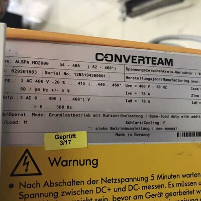 议价CONVERTEAM变频器ALSPA MD2000 适用