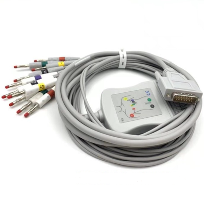 适用纳龙RAGE12心电图机导联线 纳龙十二道数字式心电图机导联线