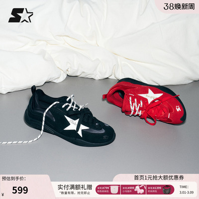 STARTER赛车鞋女鞋红色鞋子休闲鞋男士运动鞋男款男鞋冬德训鞋