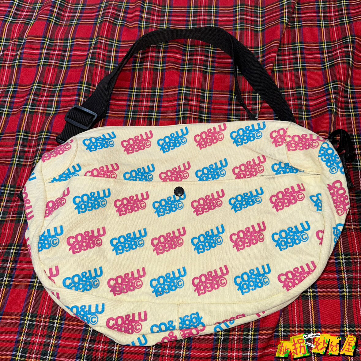【现货掉落】cocolulu日牌中古稀有孤品可爱斜挎包满印原宿y2k
