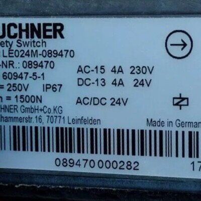 （议价）Euchner 089470 安士能全新安全开关 TZ1LE