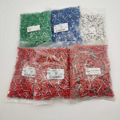 KT凯士通VE型E2508管形预绝缘端头紫铜鼻冷压接线端子E2510/E2512