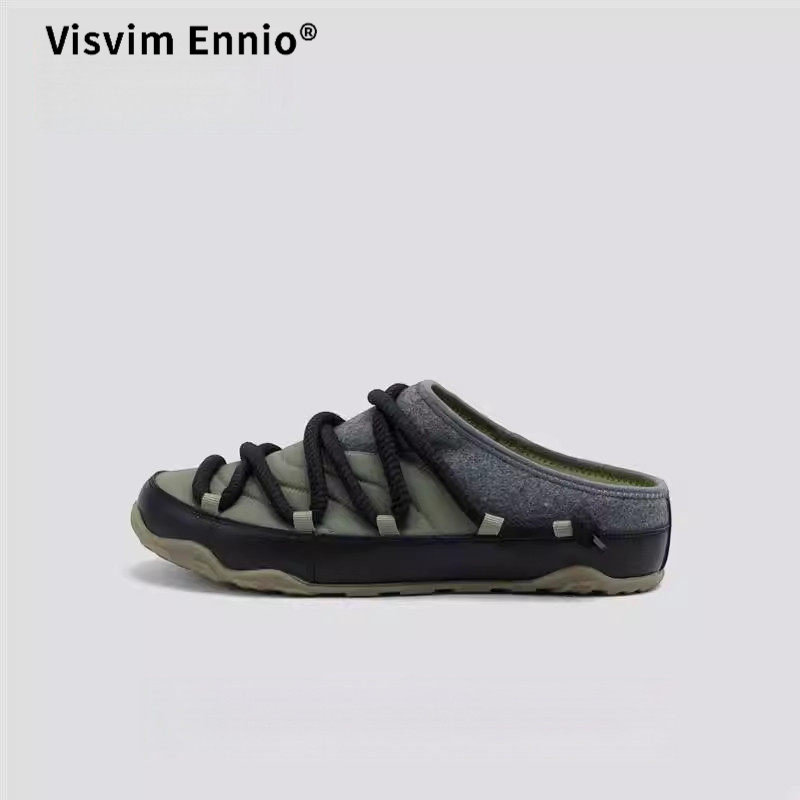 VISVIM ENNIO2026春新款山系户外机能包头拖鞋洞半拖沙滩运动拖鞋