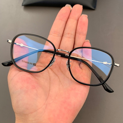 男女全框纯钛眼镜框架