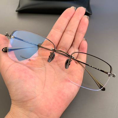 loudcloud男女无框纯钛