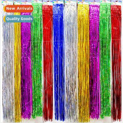Balloon Decoration Rain Curtain 1 meter golden rain photo pa