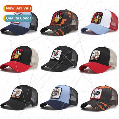 2022 new spring and summer men and women cartoon rooster mes