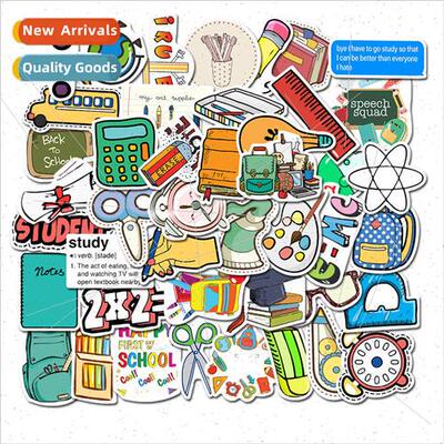 50 school cultural supplies graffiti stickers desk stationer