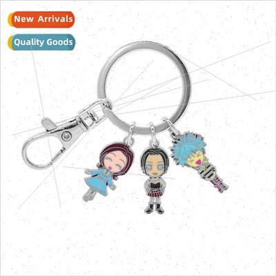 top  NANA Nana keychain alloy jewelry 3 pendant cartoon anim