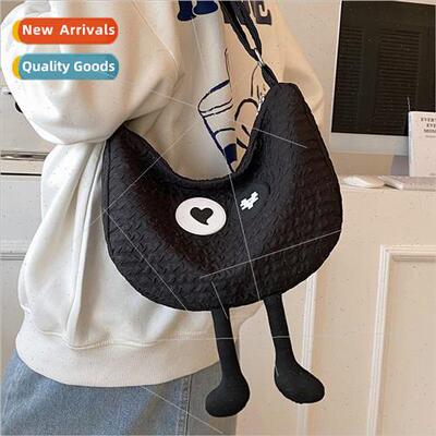 High-value bags female new cute quirky girl shoulder slantin
