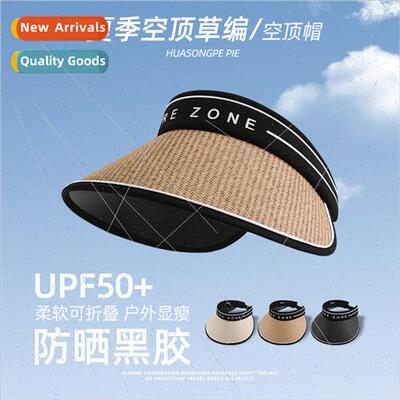 Outdoor UV black rubber straw hollow cap female cycling full