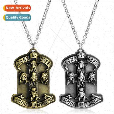Vintage personalized rock band men and women necklace hip-ho