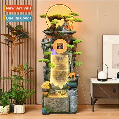 Chinese running water fountain ornaments attracting wealth n