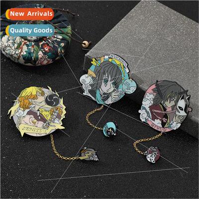 Ghost Destruction Blade Brooch Japanese Manga Tomioka Yoshit