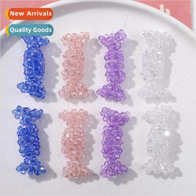 Cute childrens headdress versatile crystal candy diy handmad