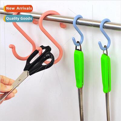 Multifunctional plastic S-shaped door hooks kitchen hooks cr