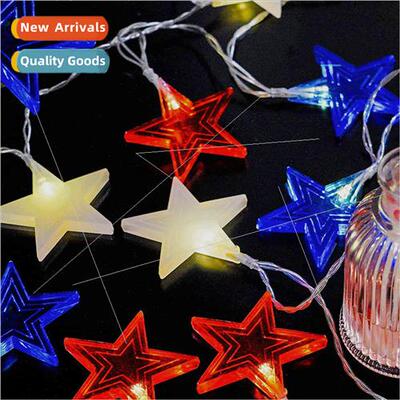 Colorful ghts Independence Day Decoration ghts Large Pentagr