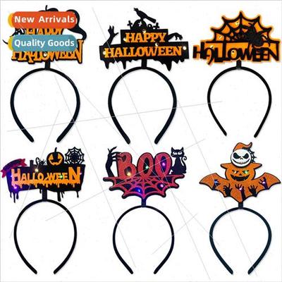 The new light-emitting Halloween hair band Halloween party p