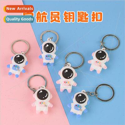 Cute astronaut keychain student accessories pendant cartoon