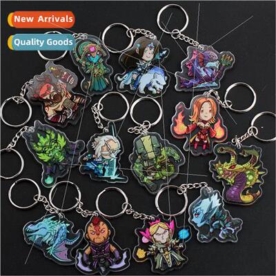 Anime game around the double-sided acrylic Dota2 hero keycha