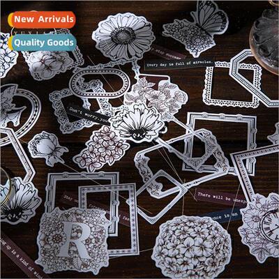 Border Trophy Room Sticker Pack Vintage Hollow Out Floral Bo
