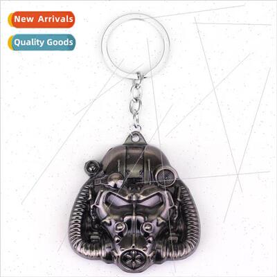 Game  FALLOUT4 Fallout 4 mask keychain pendant new product