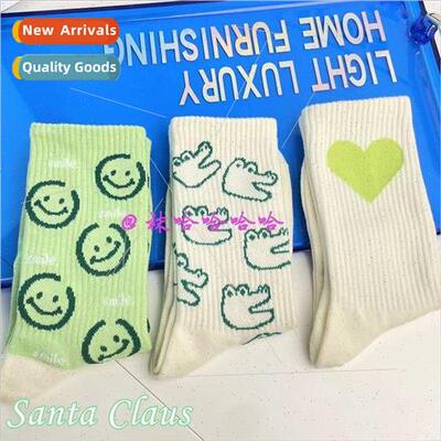 Autumn and winter shark pants outer wear mid-calf socks cute