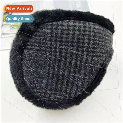 Earmuffs mens outdoor plush warm ear muffs mens large sealed