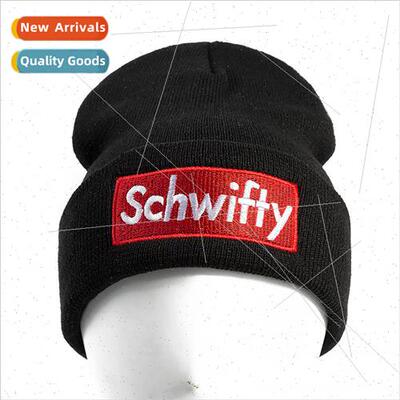 RickAndMorty knit cap schwifty monogrammed embroidered wool